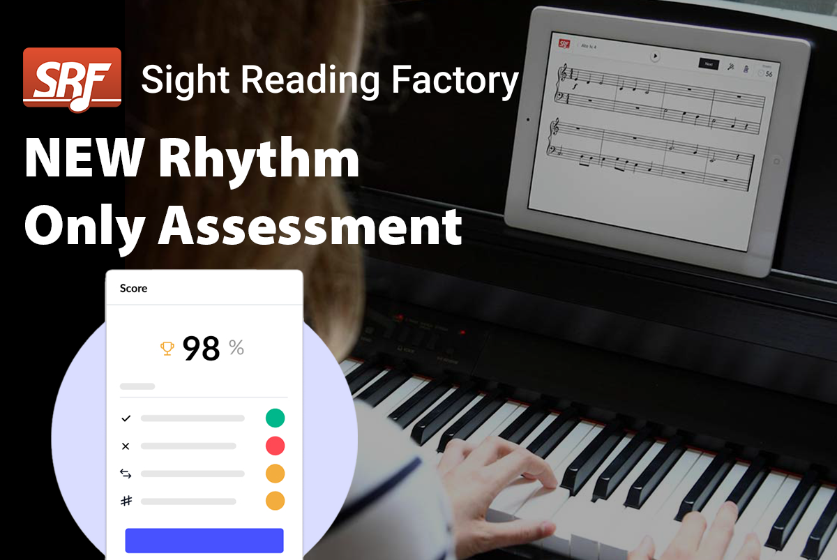 Sight Reading Factory Adds Rhythm-Only Auto Assessment | MusicFirst