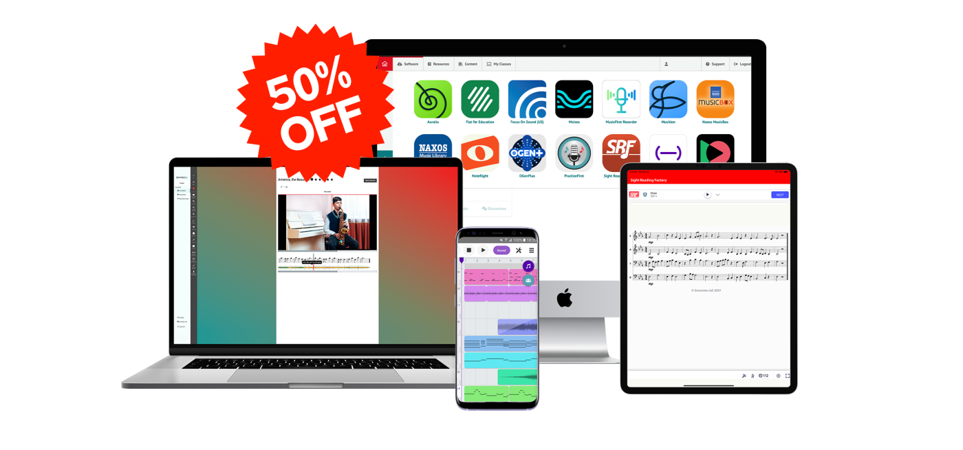 Get a 6 Month Subscription for 50% Off! | MusicFirst